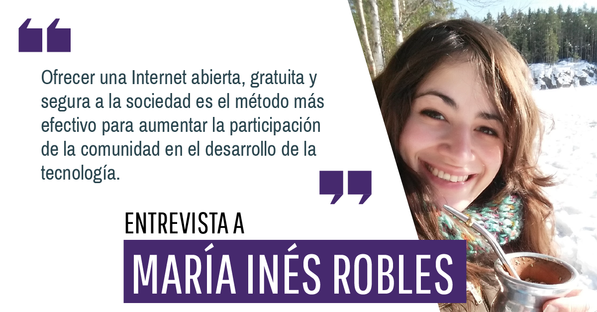 Entrevista a María Inés Robles, representante de América Latina y el ...